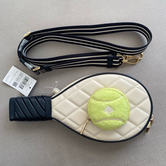 kate spade | Bags | Nwt Kate Spade Grand Slam 3d Tennis Racquet Small ...